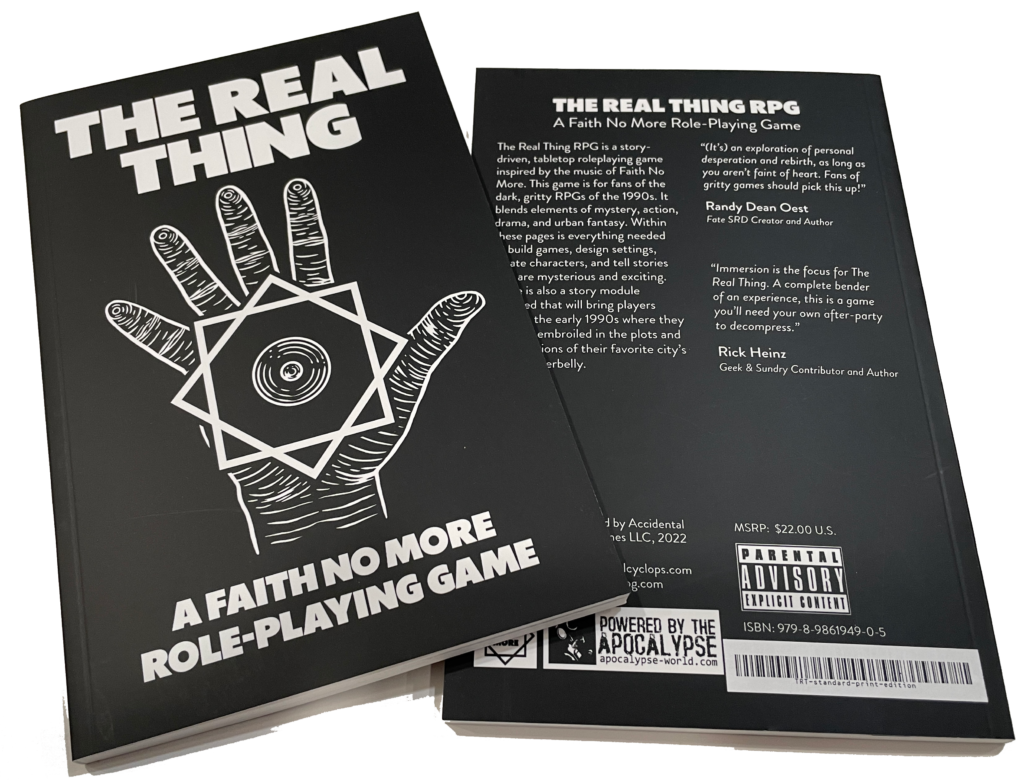 The Real Thing RPG - | An official Faith No More TTRPG